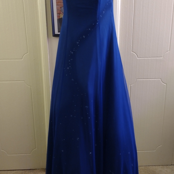 Cassandra Stone | Dresses | Elegant Blue Evening Gown | Poshmark